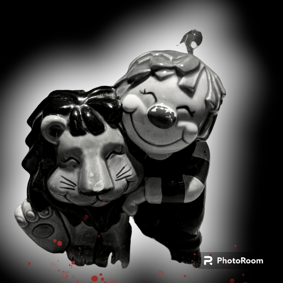 None | Other | Circus Clown And Lion Bank Figurine | Poshmark